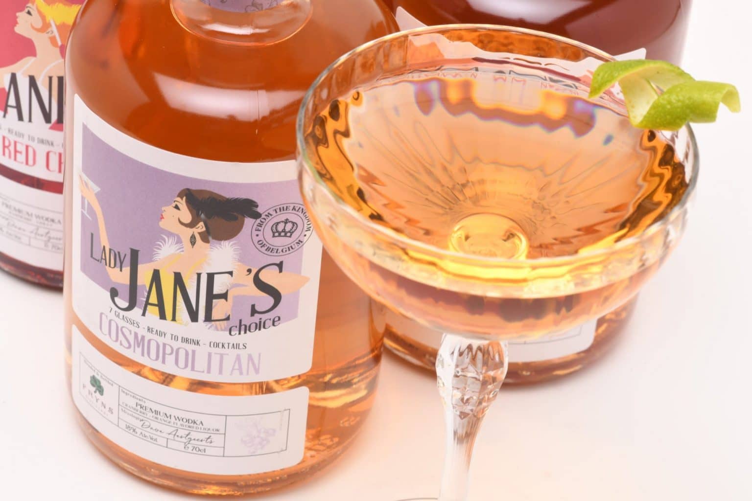 Kant-en-klare cocktails van Lady Jane - Fryns distillery